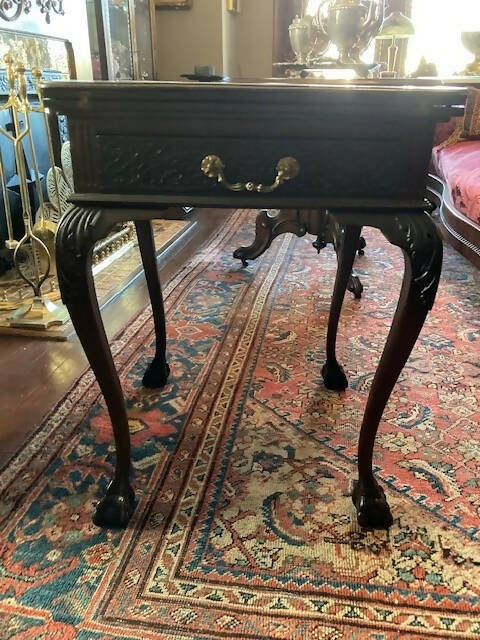 ANTIQUE CHIPPENDALE GAME TABLE – GasLamp Antiques