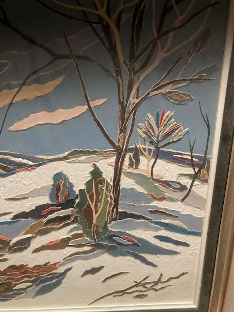 ORIGINAL MIXED MEDIA ART BY PAUL LANCASTER – GasLamp Antiques