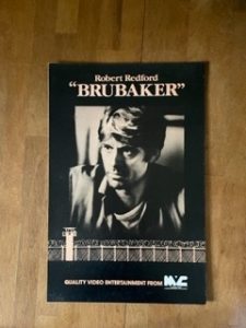 BRUBAKER 1980 MOVIE POSTER – UNFRAMED – GasLamp Antiques