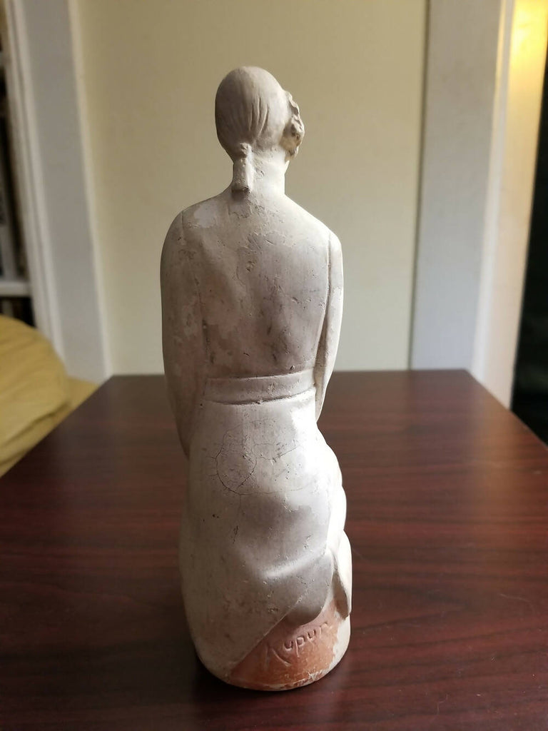 Chalkware Girl Figurine - Asian-Themed – GasLamp Antiques